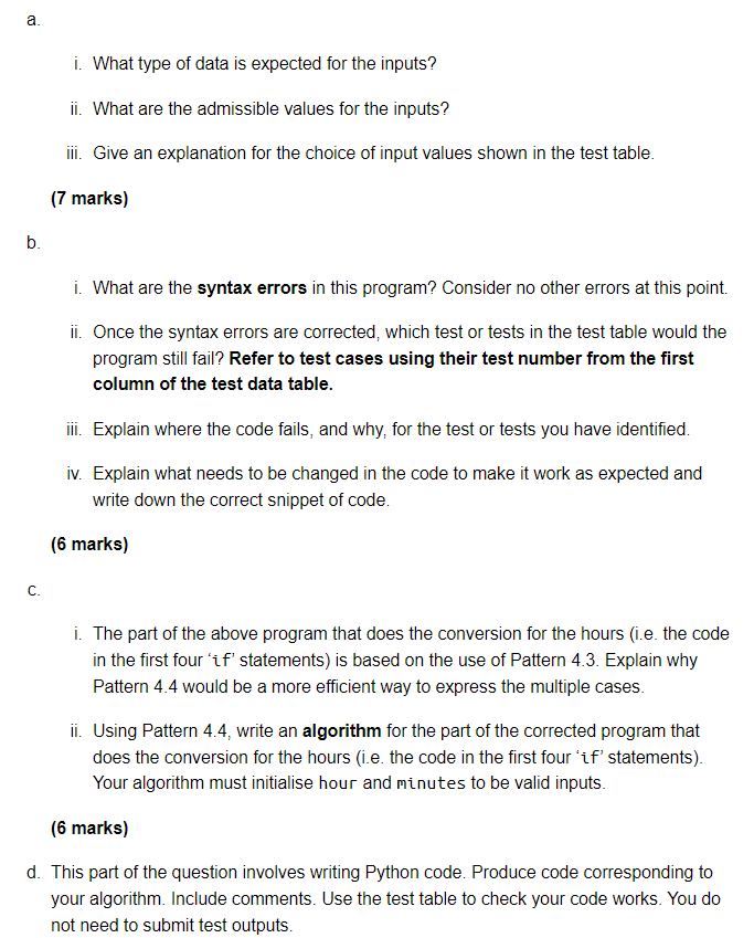 Solved \# Problem: Convert 24-hour time to am/pm time and | Chegg.com