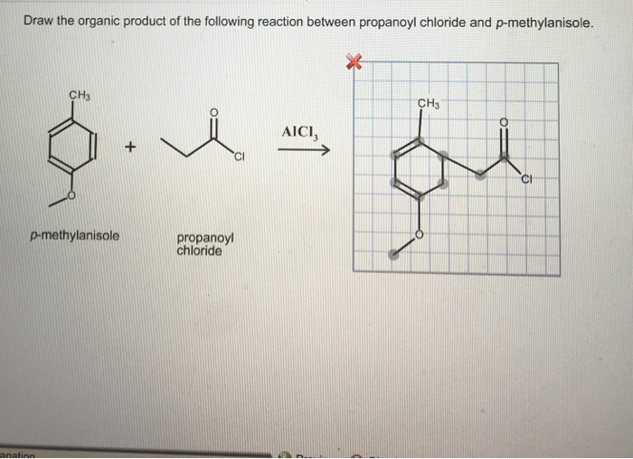 Solved Draw the organic product of the following reaction | Chegg.com