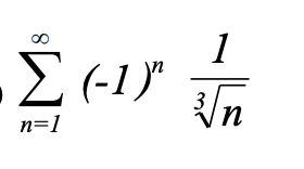 Solved USE ABSOLUTE VALUE TEST! In the following series, if | Chegg.com