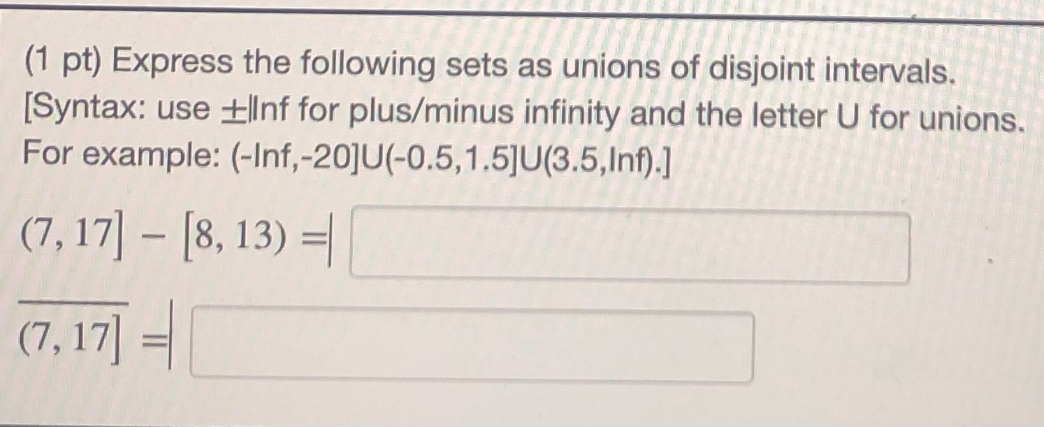 Solved (1 pt) Denote by mZ\the set of all integer multiples | Chegg.com