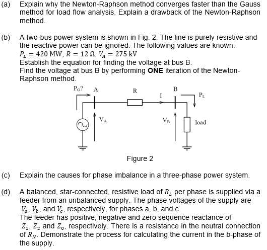 (a) Explain why the Newton-Raphson method converges | Chegg.com
