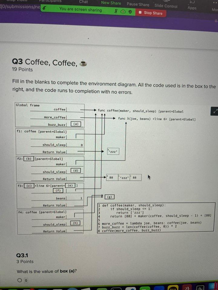 Solved Fill in the blanks to complete the environment | Chegg.com