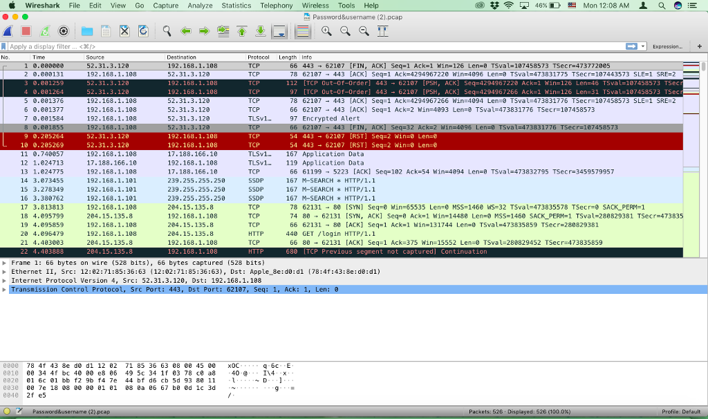 Wireshark is a network packet analyzer. A network | Chegg.com