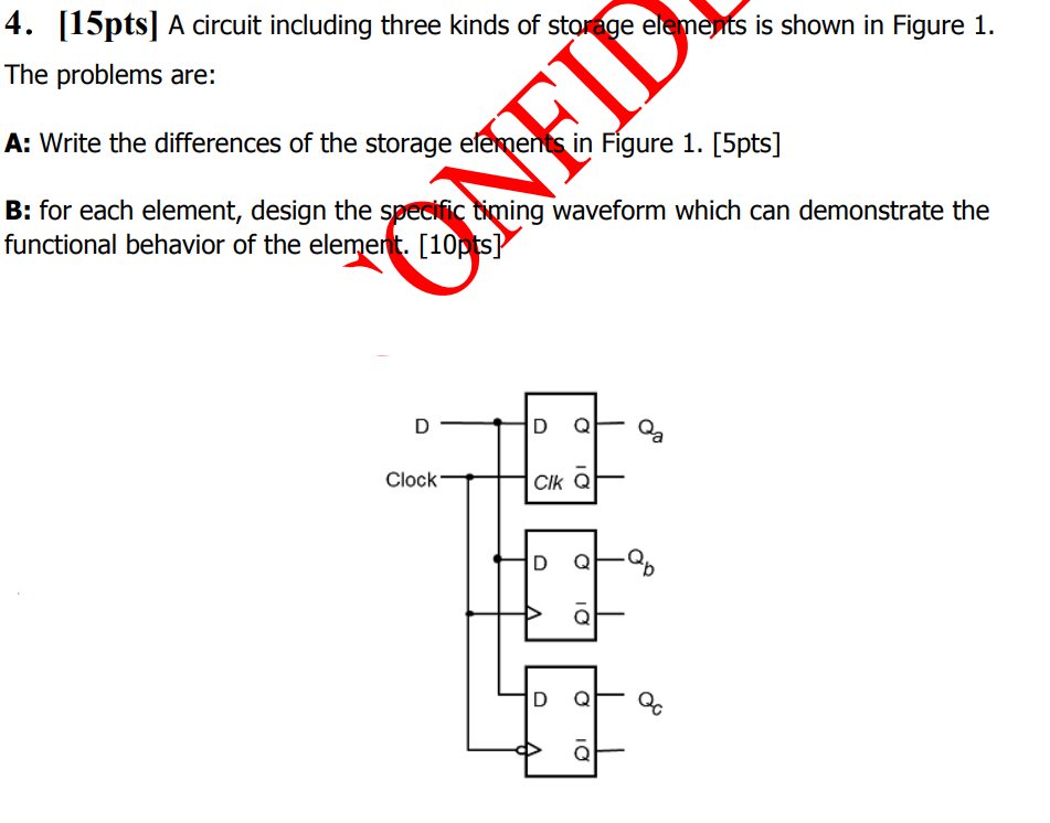 Solved 4. [15pts] A circuit including three kinds of storage | Chegg.com