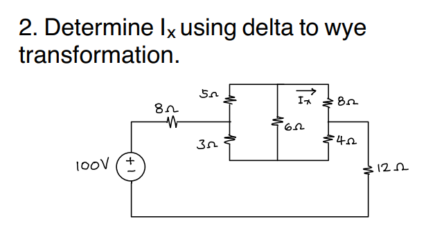 Solved 1. Determine the total resistance using delta to wye | Chegg.com