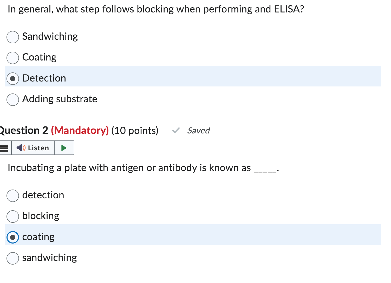 Solved In general, what step follows blocking when | Chegg.com