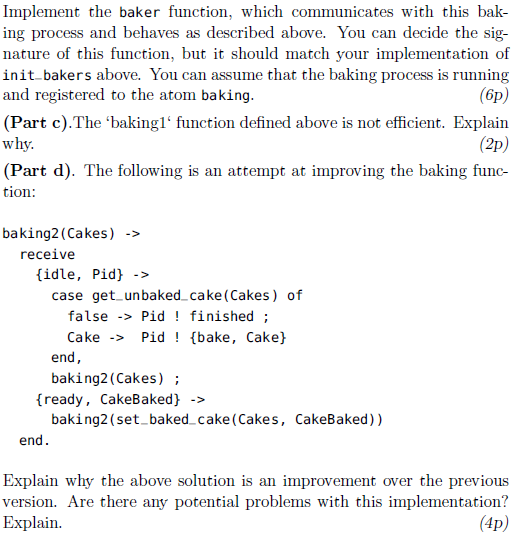 This question is concerned with the model of cake | Chegg.com
