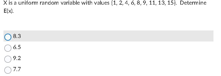 X is a uniform random variable with values | Chegg.com