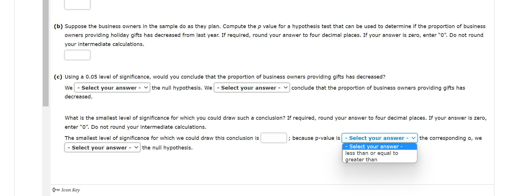 Solved b) Suppose the business owners in the sample do as | Chegg.com