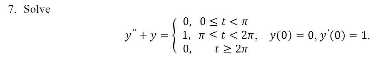 Solved Chapter 3.4 Method of Solution 7. Solve 0, 0 21 = | Chegg.com