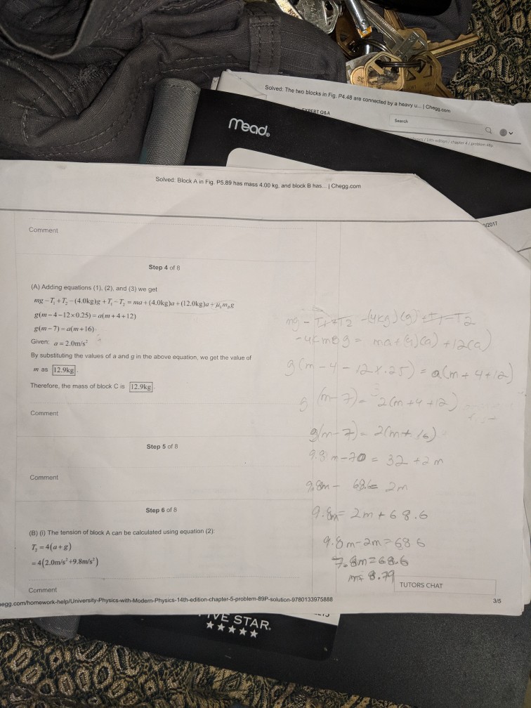 Solved can someone please explain where my error is and | Chegg.com