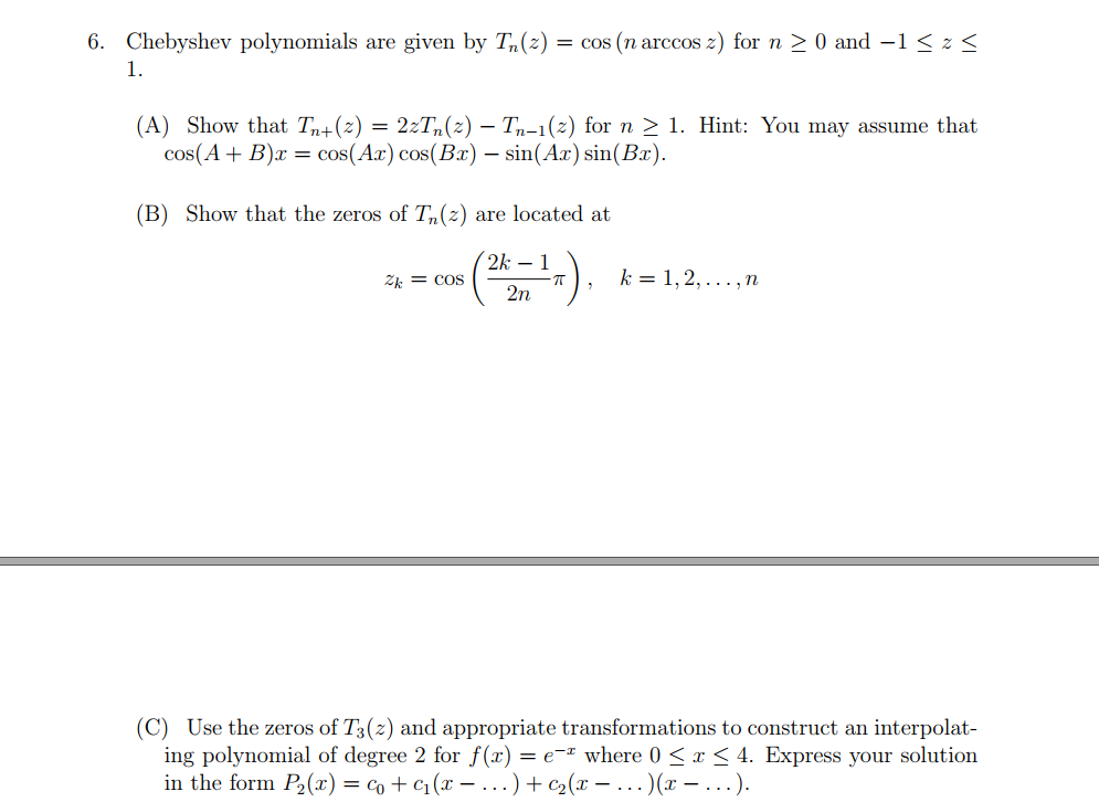 Solved This is a Numerical Analysis question. Please give me | Chegg.com