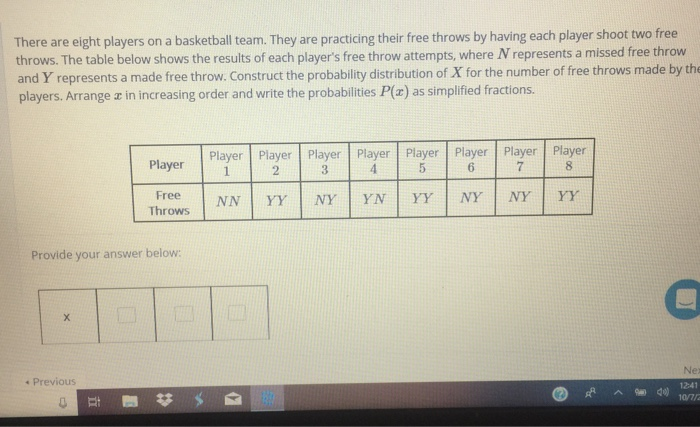 Solved There are eight players on a basketball team. They | Chegg.com