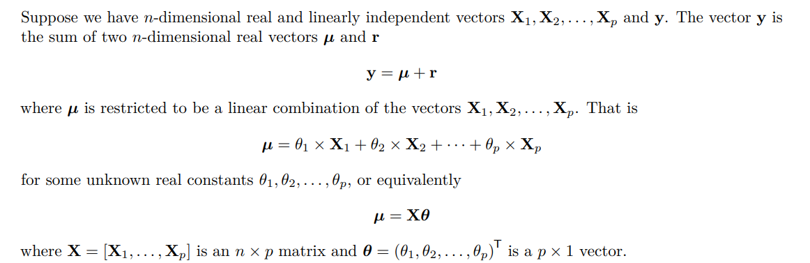 Solved Suppose we have n-dimensional real and linearly | Chegg.com