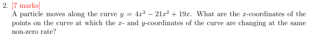 Solved [ I MaIks] A particle moves along the curve | Chegg.com