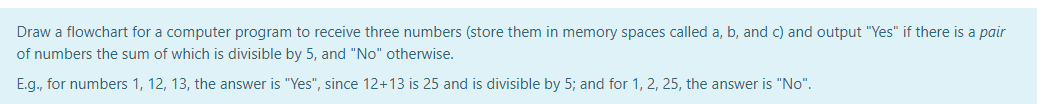 Solved Draw a flowchart for a computer program to receive | Chegg.com