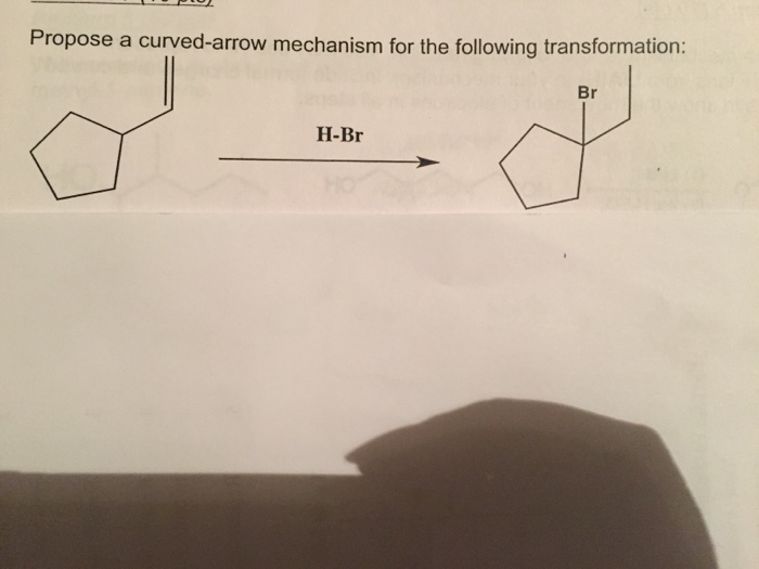 Solved Propose a curved-arrow mechanism for the following | Chegg.com