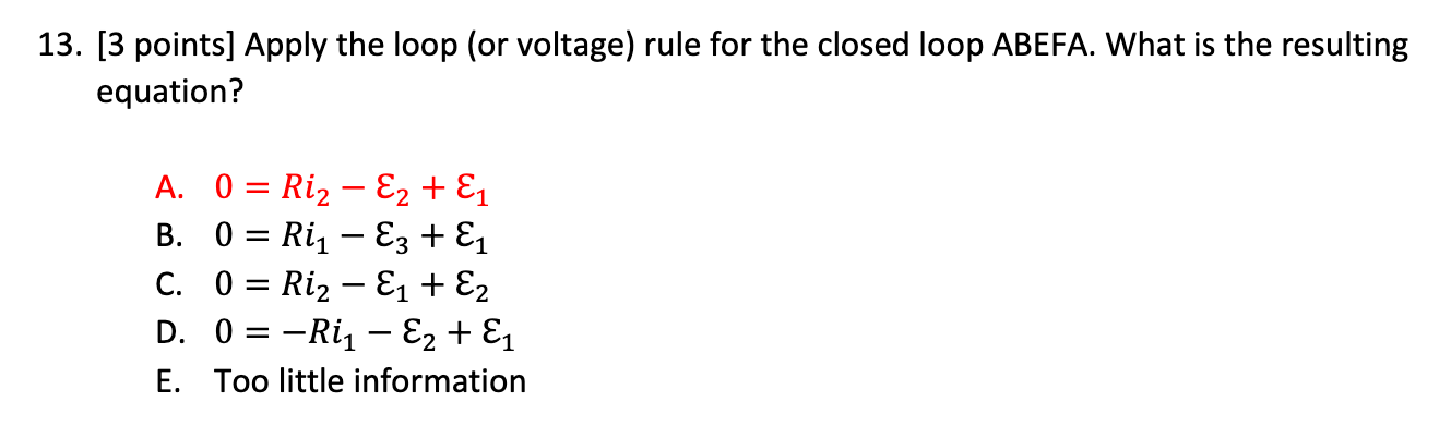 Solved For the next three problems, consider the multiloop | Chegg.com