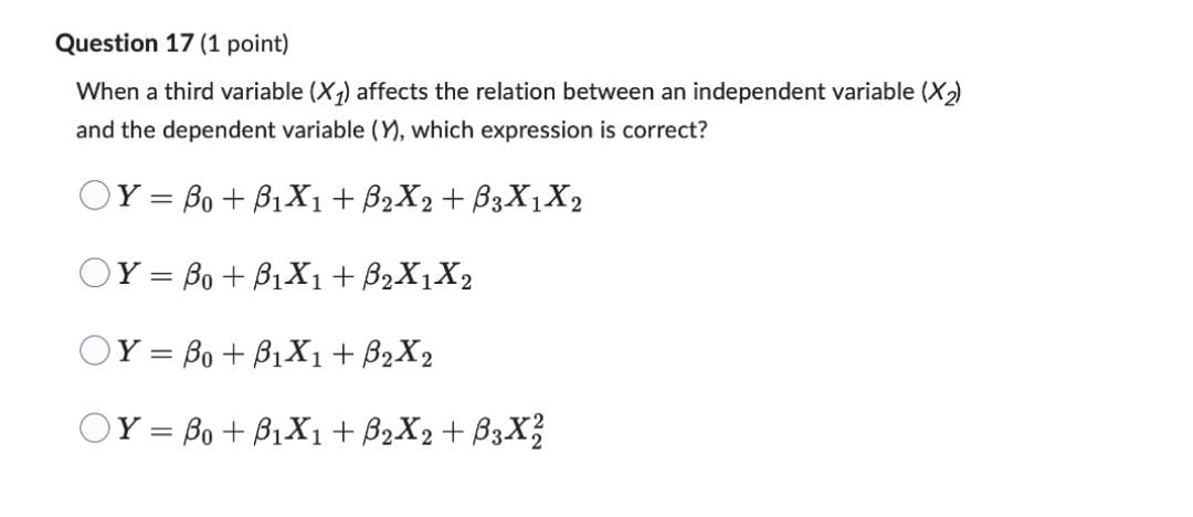 Solved When a third variable (X1) affects the relation | Chegg.com