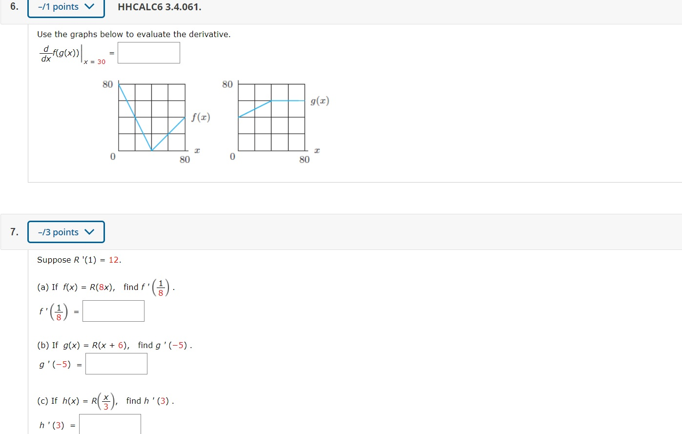 Solved -/1 points V HHCALC6 3.4.061. Use the graphs below to | Chegg.com Solved -/1 points V HHCALC6 3.4.061. Use the graphs below to | Chegg.com