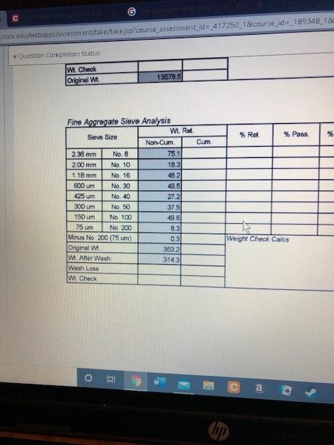 Solved The following weights were recorded in the lab for a | Chegg.com