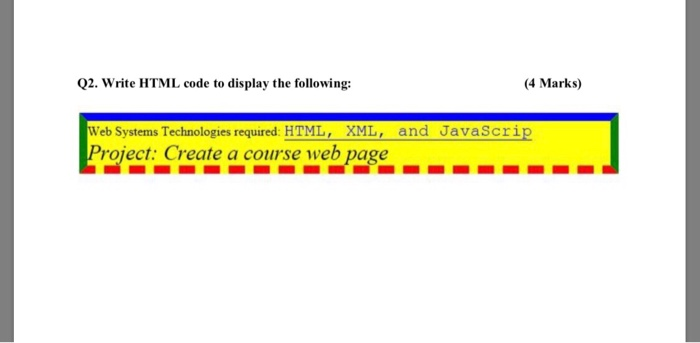 Solved the subject is web system .. Create simple Web pages | Chegg.com
