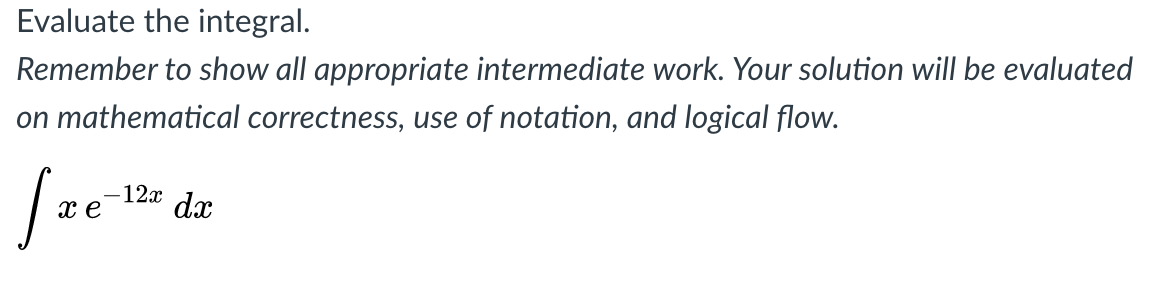 Solved please solve calc 2 method using uv integral | Chegg.com