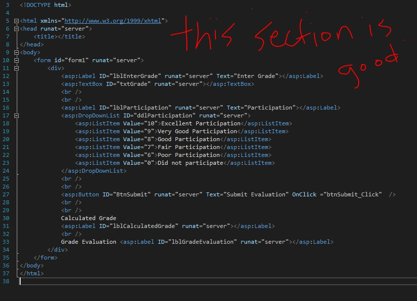Create C# code for a Grade calculator in | Chegg.com