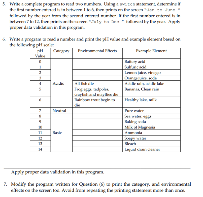 Solved 5. Write a complete program to read two numbers. | Chegg.com