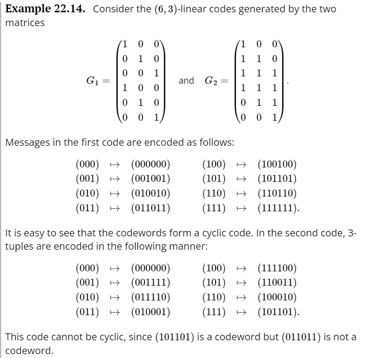 Solved In the given example, explain how we get the encoded | Chegg.com