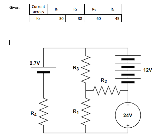 Solved Calculate current accross for each assigned resistor | Chegg.com