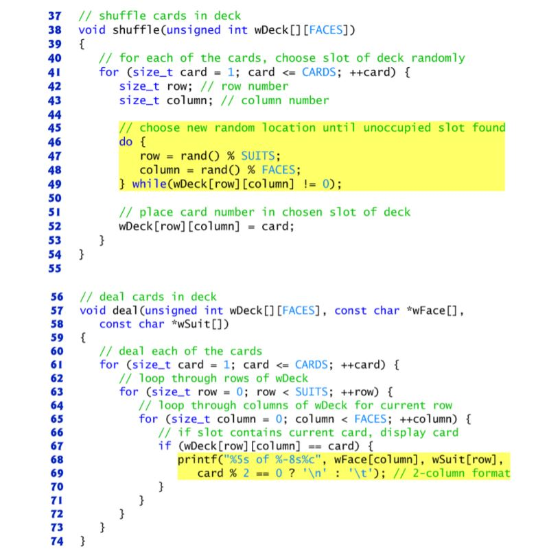 Solved C programming Modify the card shuffling and | Chegg.com Solved C programming Modify the card shuffling and | Chegg.com