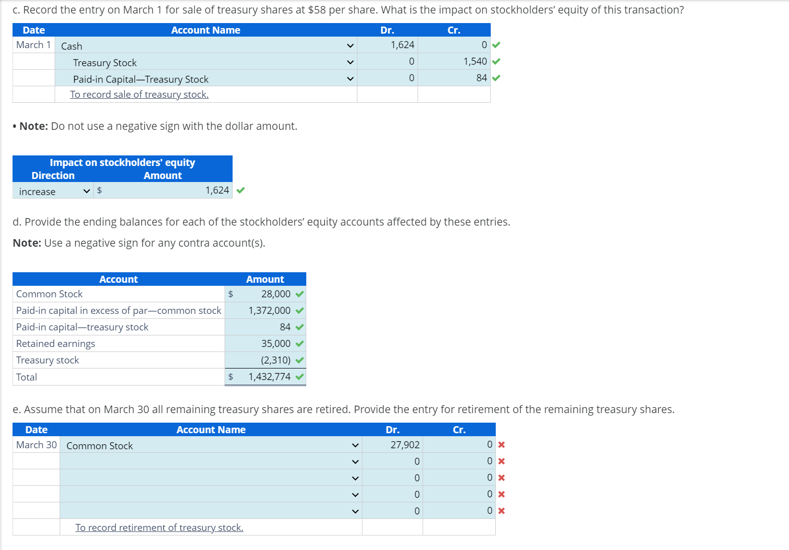 Solved Recording and Reporting Treasury Stock Transactions | Chegg.com