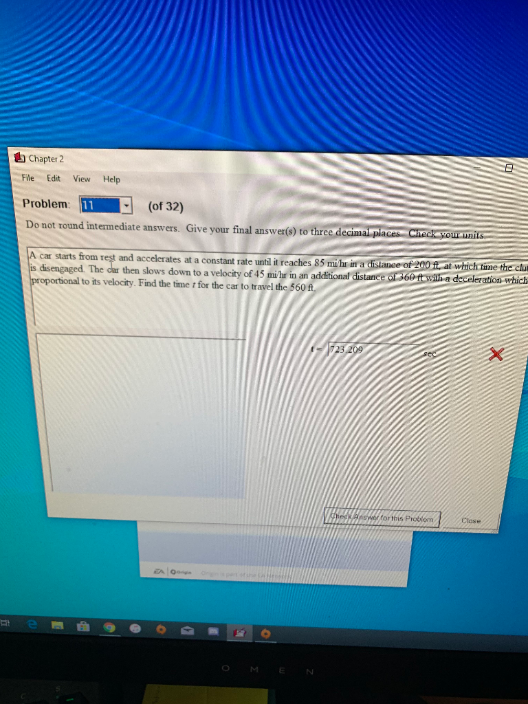 Solved Chapter 2 File Edit View Help Problem: 11 - (of 32) | Chegg.com