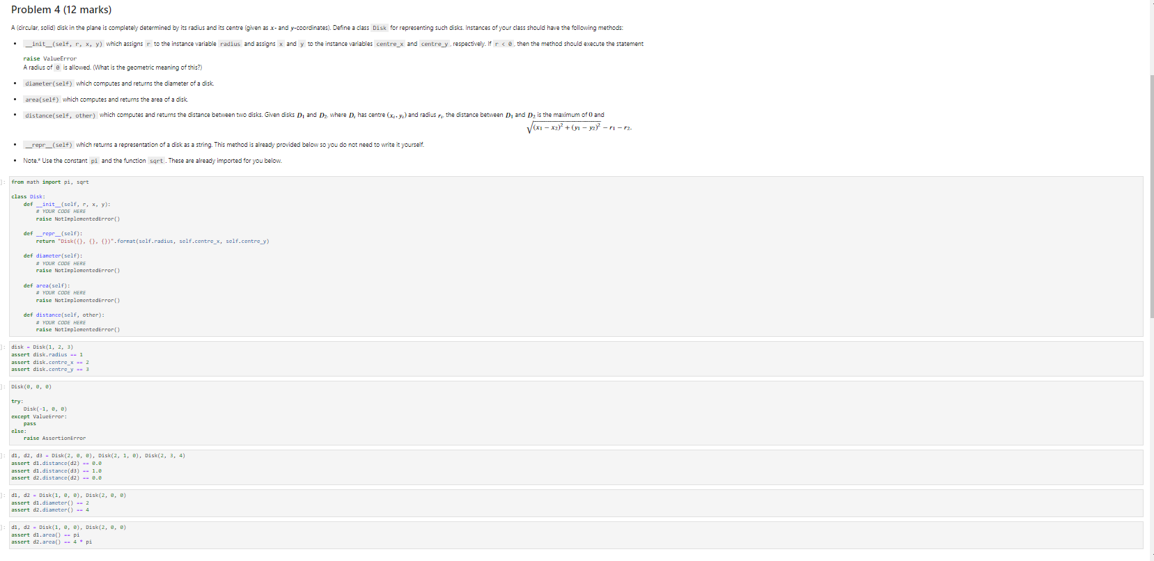 Solved Problem 4 (12 marks) A circular, solid) disk in the | Chegg.com
