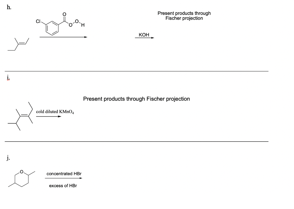 Solved 3. Write the product/s in each of the following | Chegg.com