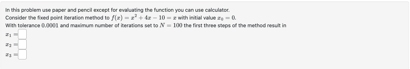 Solved In this problem use paper and pencil except for | Chegg.com