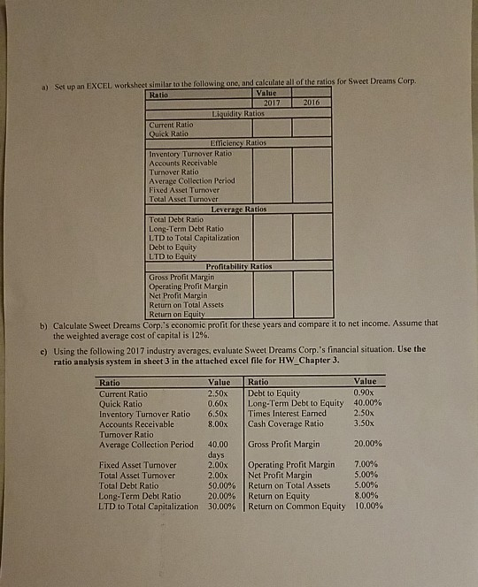 Solved CHAPTER 3: FINANCIAL STATEMENT ANALYSIS TOOLS NOTE: | Chegg.com