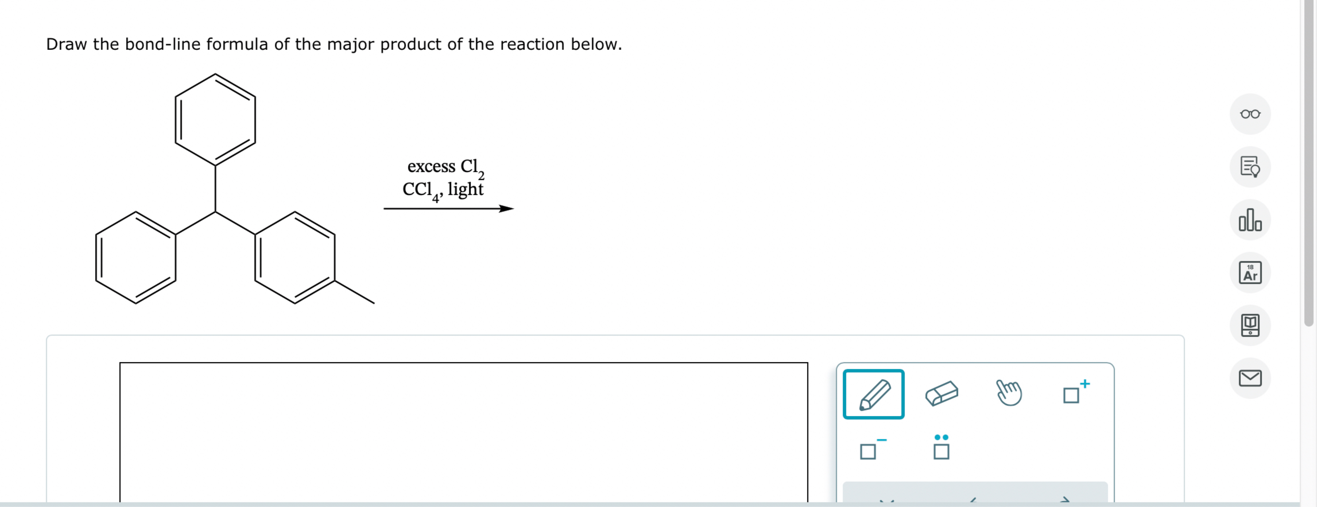 Solved Draw the bond-line formula of the major product of | Chegg.com