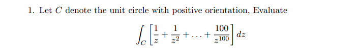 Solved Can you solve the question about the Complex Analysis | Chegg.com