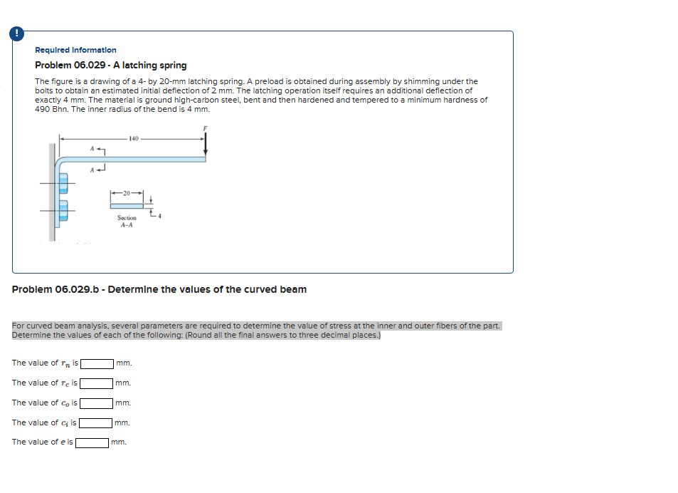 Solved Required InformationProblem 06.029 - ﻿A latching | Chegg.com