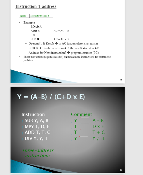 Solved Instruction Format The operation of CPU is determined | Chegg.com