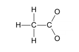 Solved The structure of acetate, C2H3O2 - , is drawn below. | Chegg.com