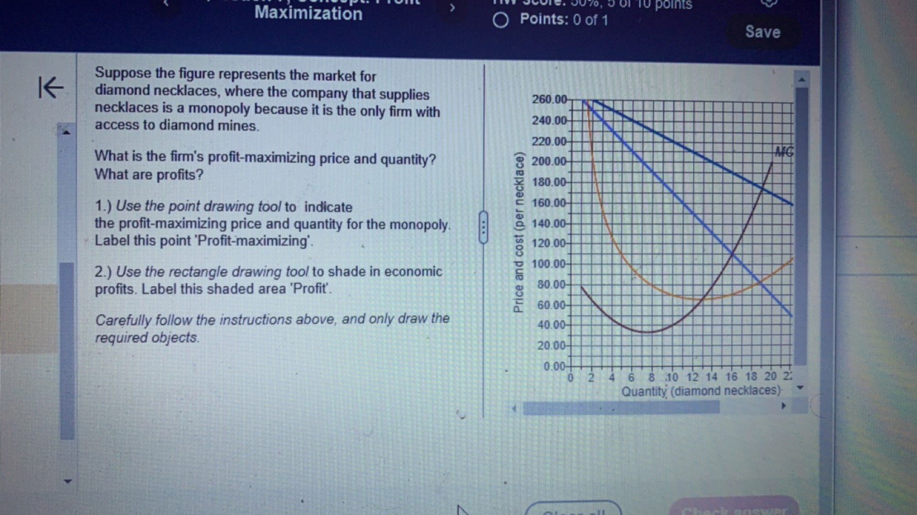 Solved Suppose the figure represents the market for diamond | Chegg.com