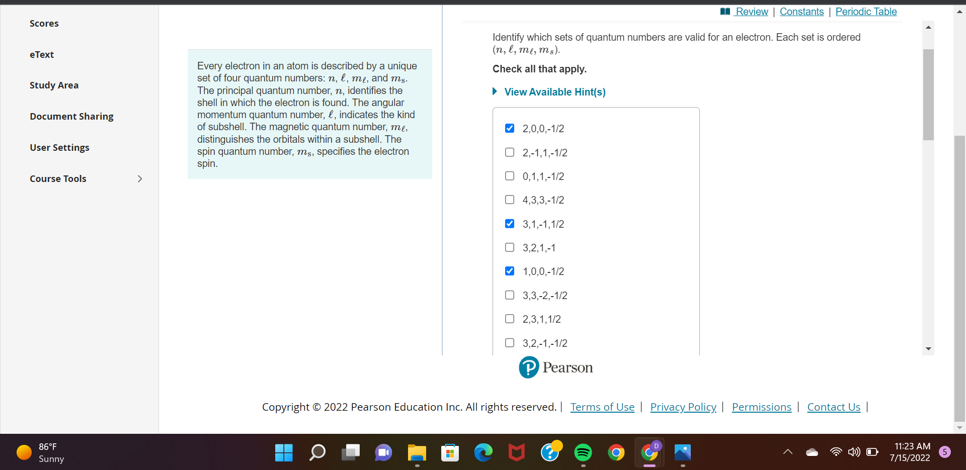 Solved Pearson | Chegg.com