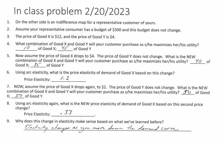 Solved In class problem 2/20/2023 1. On the other side is an | Chegg.com