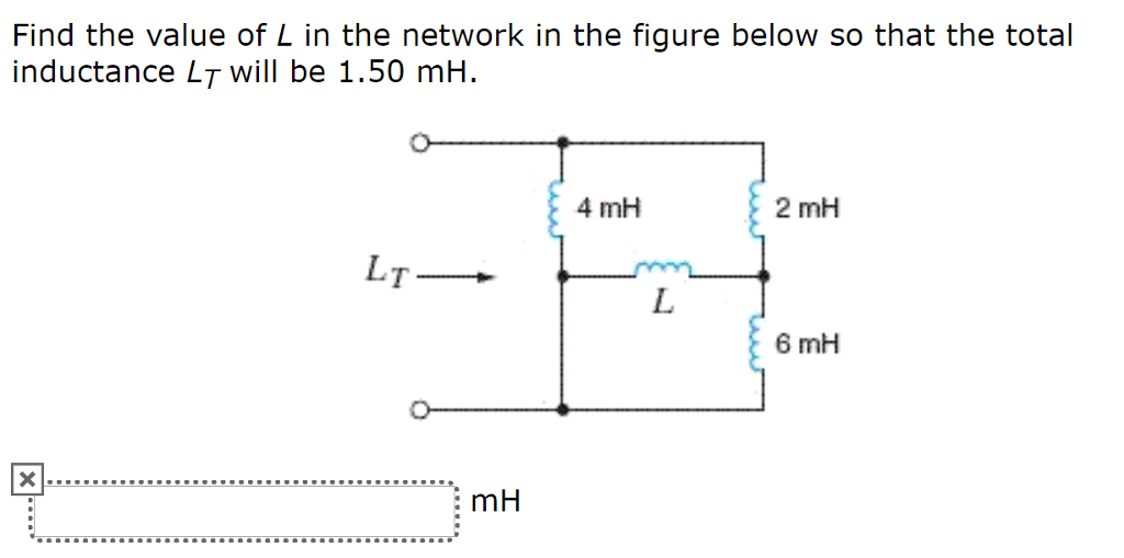 Solved Find the value of L in the network in the figure | Chegg.com