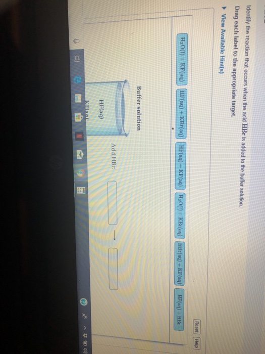 Solved Part A Which set of compounds would form a buffer in | Chegg.com