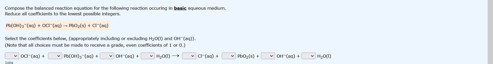 Solved Compose The Balanced Reaction Equation For The