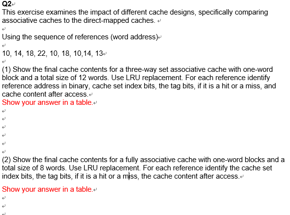 Solved Q2 This exercise examines the impact of different | Chegg.com
